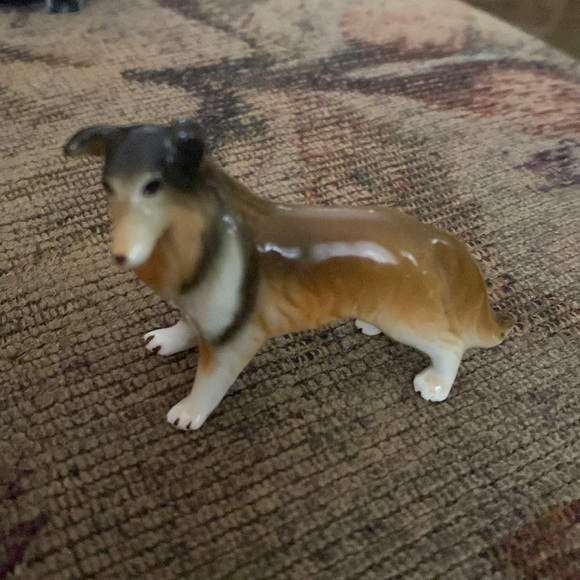 unbranded | Accents | Vintage Miniature Ceramic Collie Lassie Dog ...